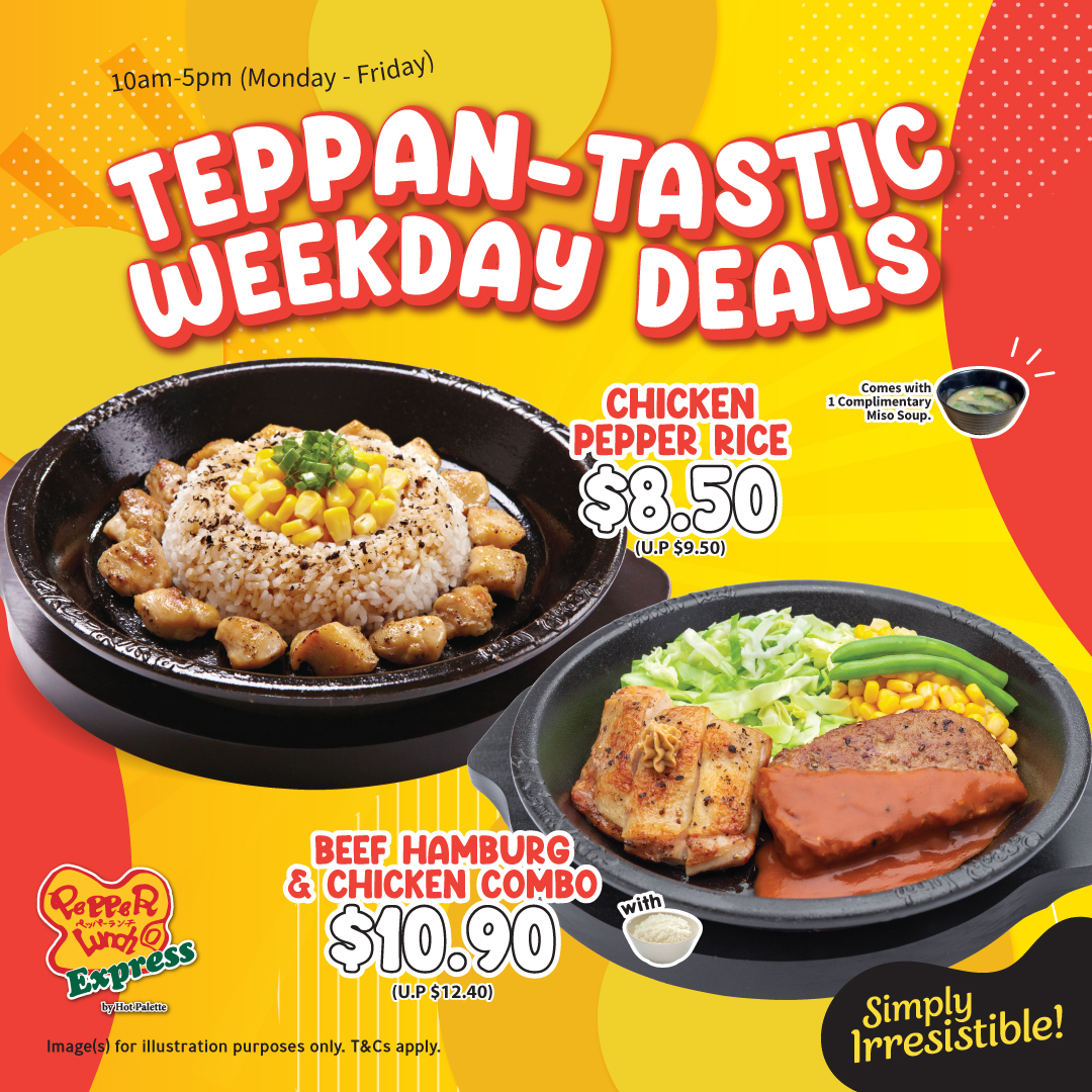 What's New at Pepper Lunch Promo