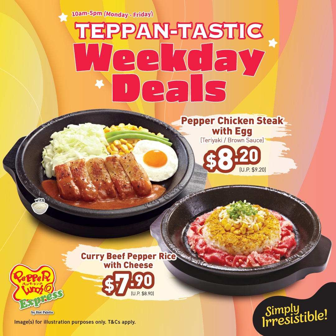 What's New at Pepper Lunch Promo