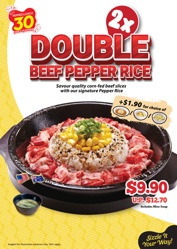What's New at Pepper Lunch Promo