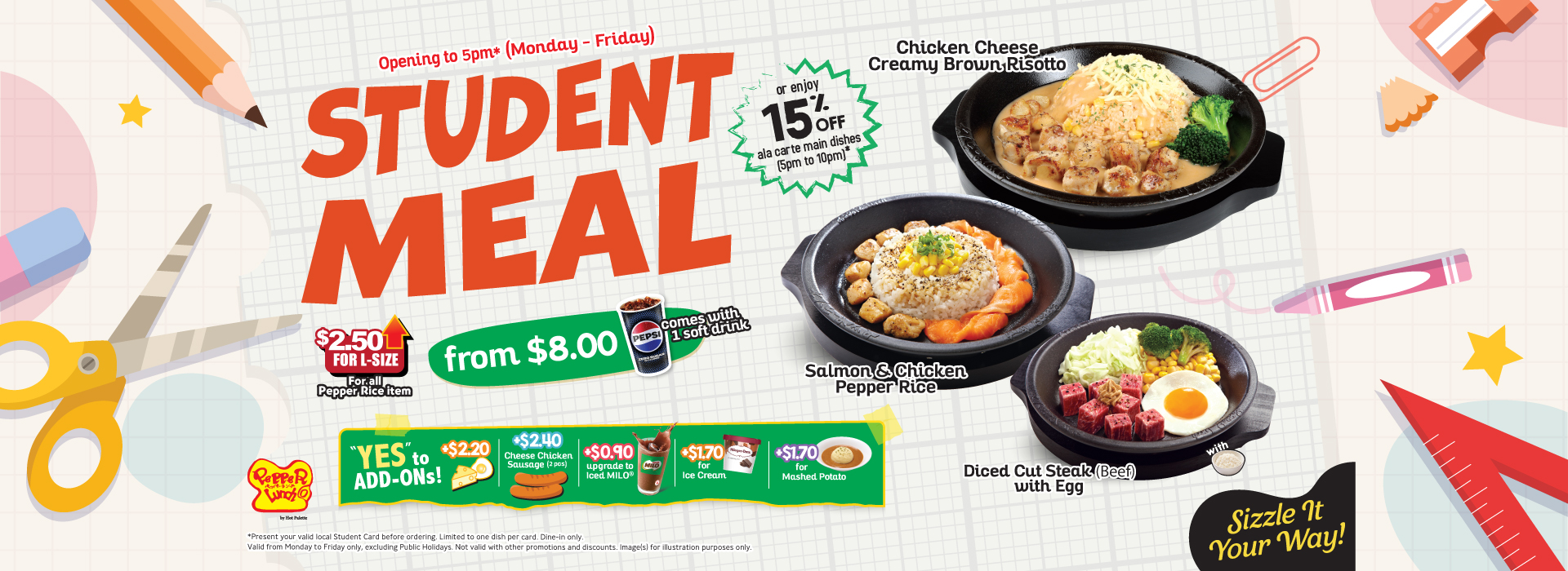 What's New at Pepper Lunch Promo